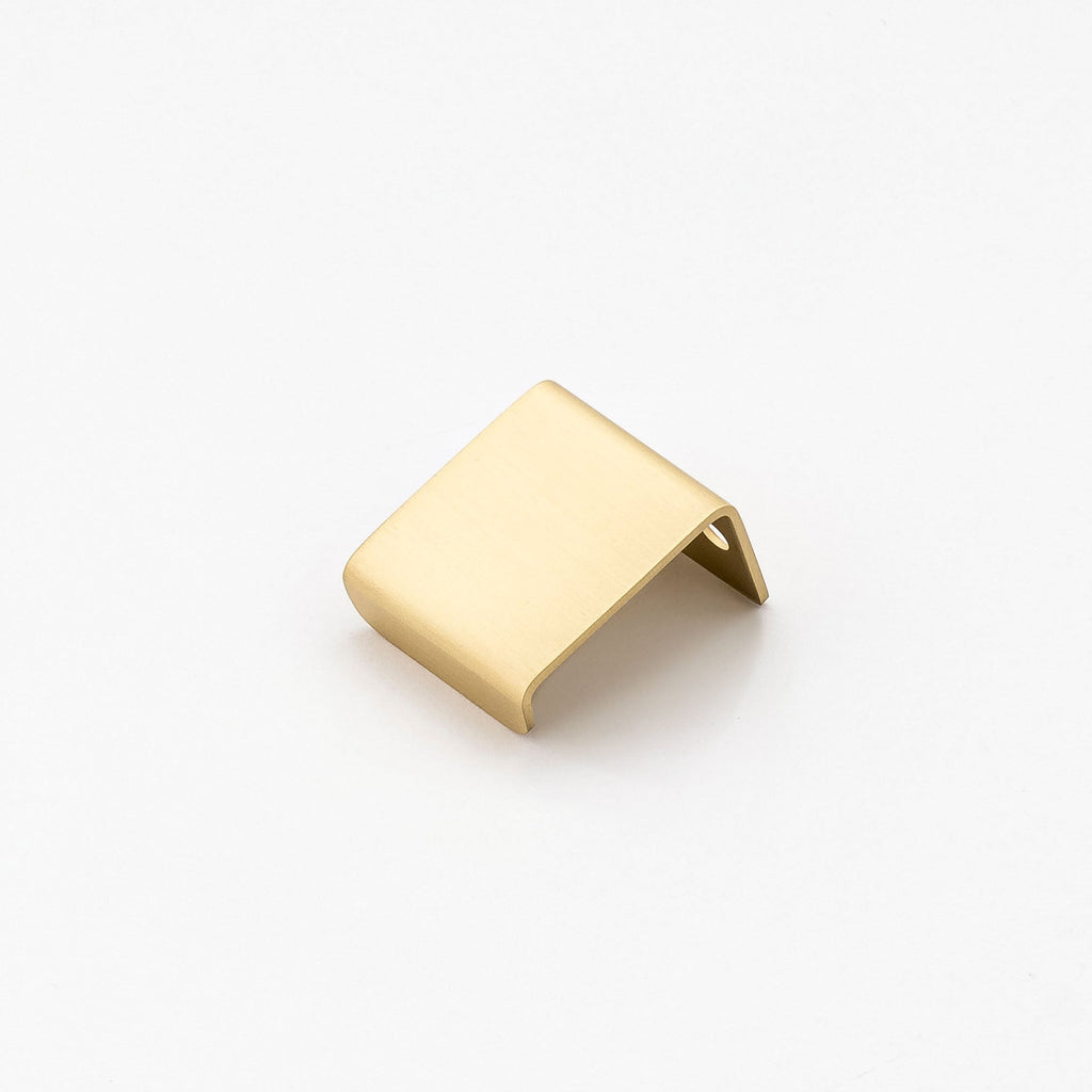 Ledge 30mm Solid Brass Lip Pull - Satin Brass – Castella
