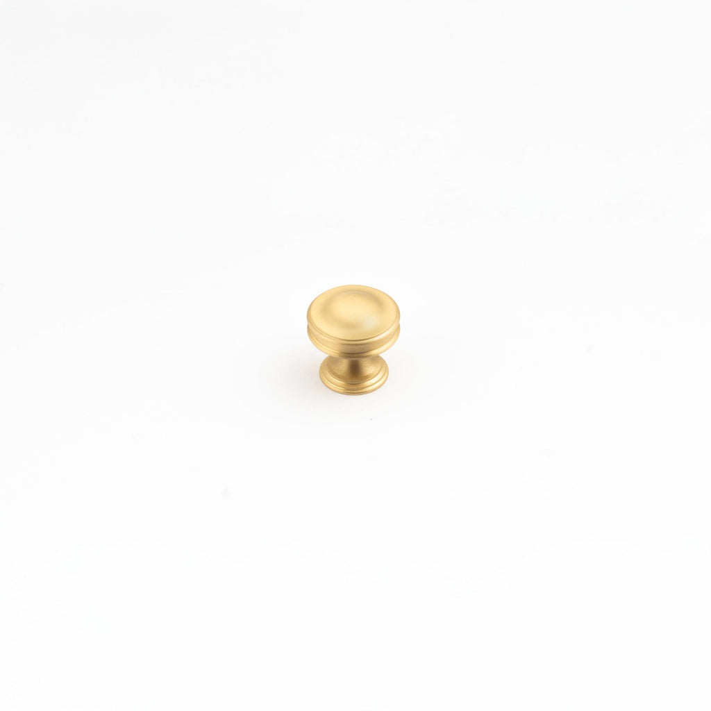Decade 35mm Dome Knob - Satin Brass – Castella