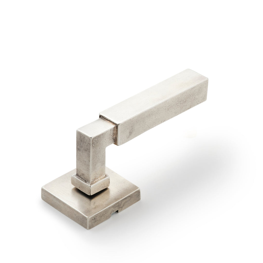 Cast Prism Lever - Passage Set inc. Latch - Silver – Castella