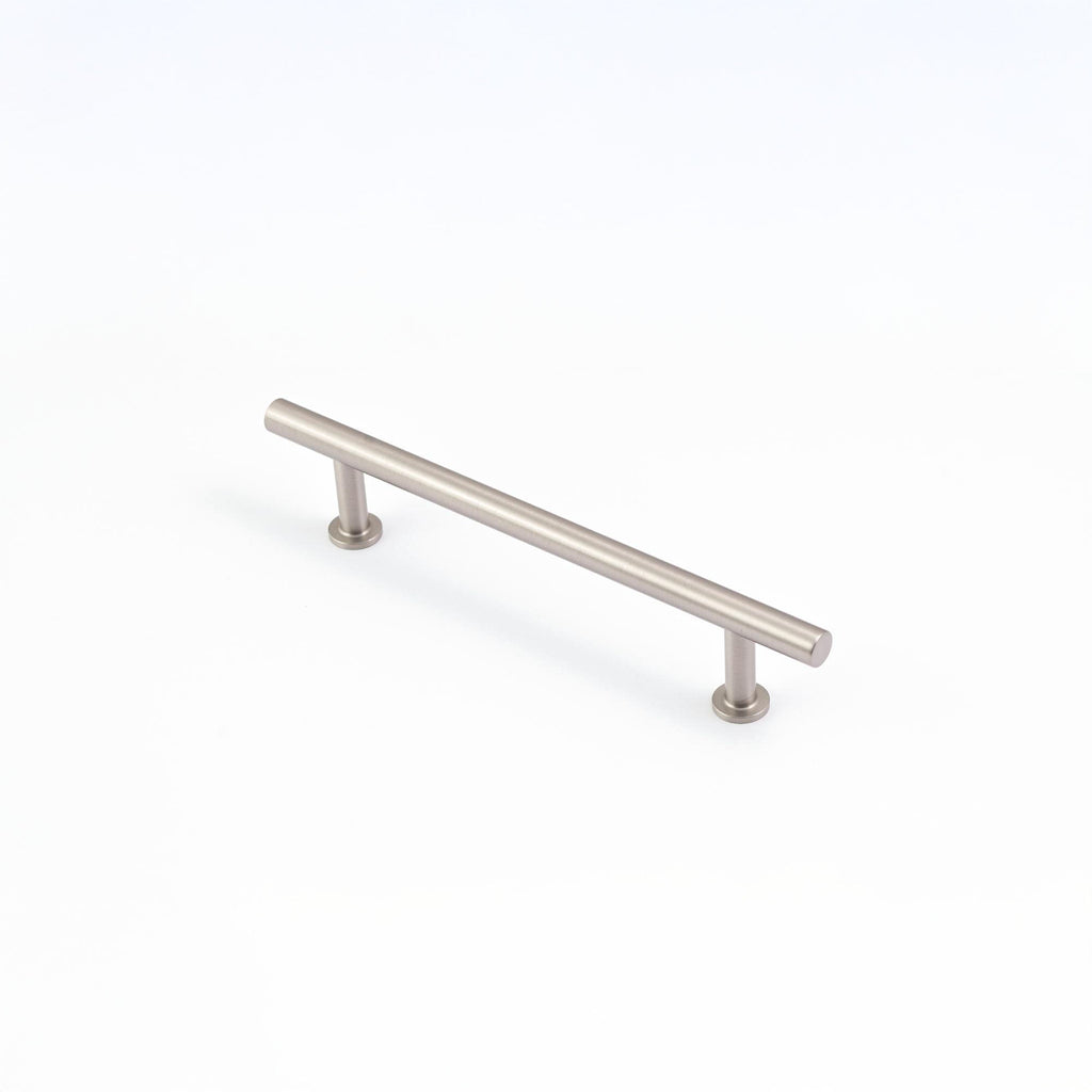 Strand 128mm Solid Brass Handle - Dull Brushed Nickel – Castella