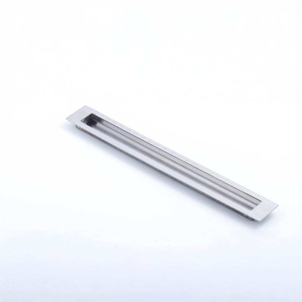 Slate 300mm Recessed Pull - Satin Stainless Steel – Castella
