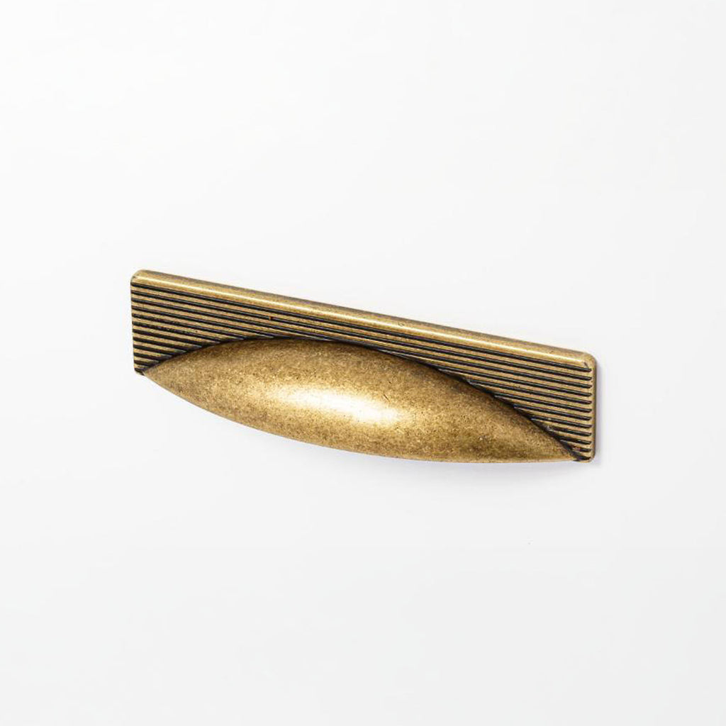 Cascade 96mm Cup Pull - Antique Brass – Castella