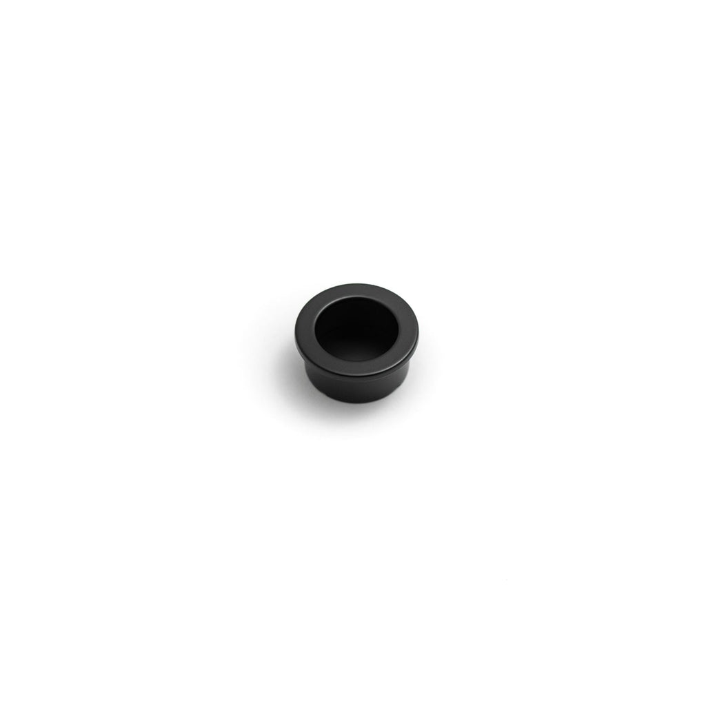 Dune 30mm Circle Recessed Pull - Matt Black – Castella