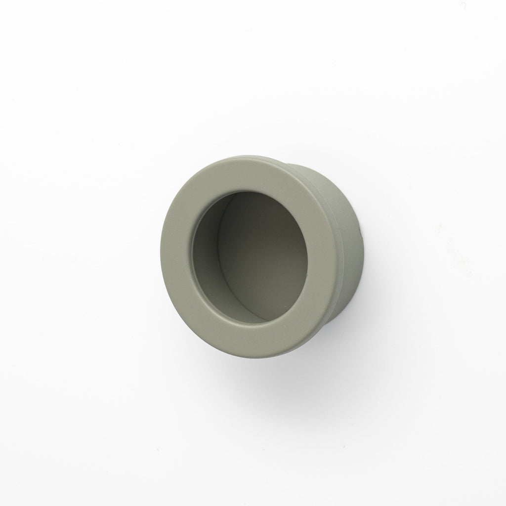 Dune 30mm Circle Recessed Pull - Dusty Olive – Castella