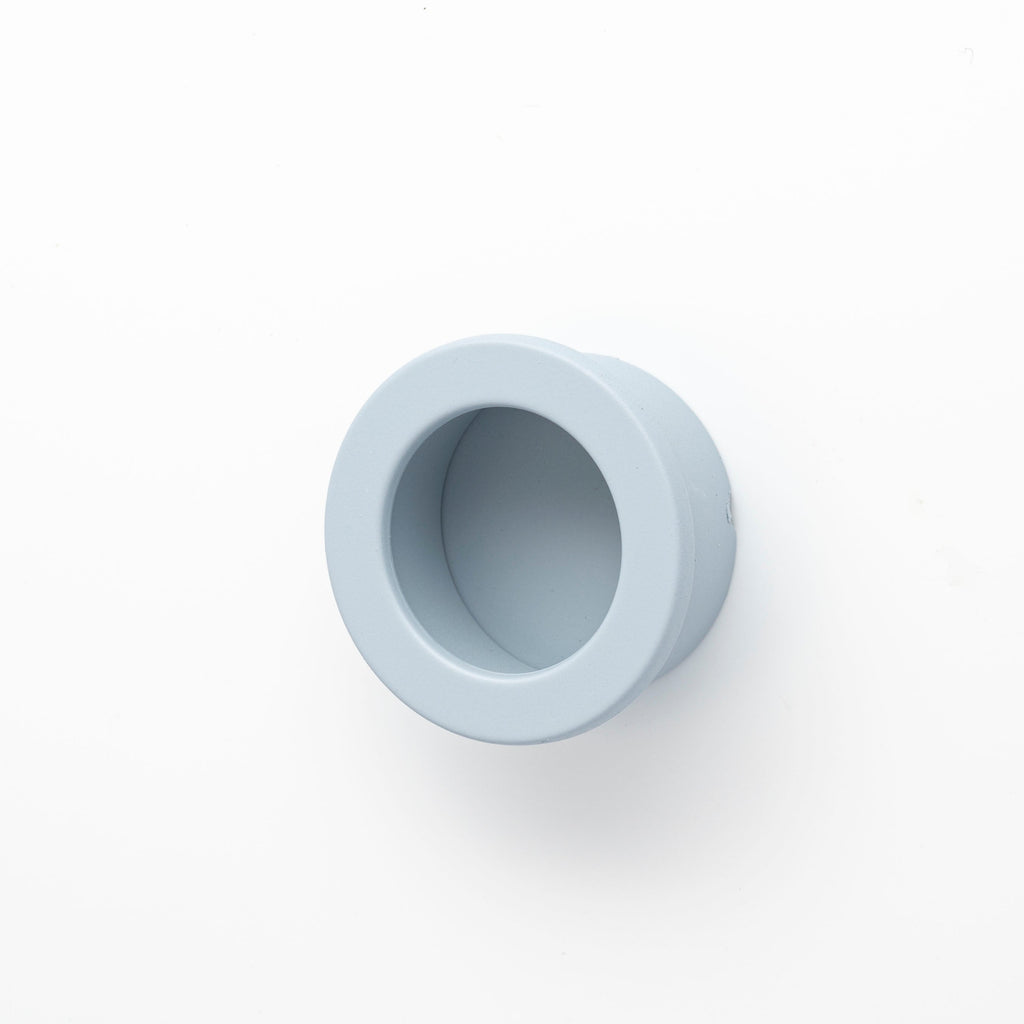 Dune 30mm Circle Recessed Pull - Dusty Blue – Castella